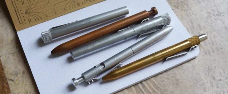 Karas Kustoms pens comparison – metals and finishes overview – Option Gray